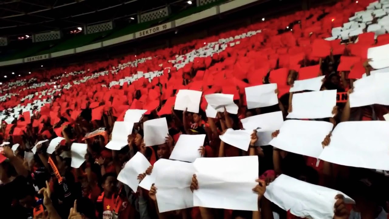 Euforia koreo 3D the jack mania di GBK persija vs persela - YouTube