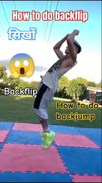 how to do backflip 😮i can really do a backflip ? backflip kaise sikhe ghar per ? how to do ...