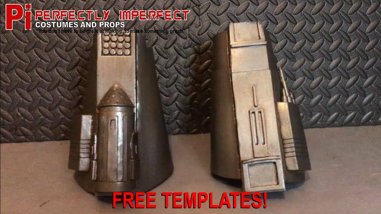 How to make Mandalorian Armour - Vambraces - FREE templates! - YouTube