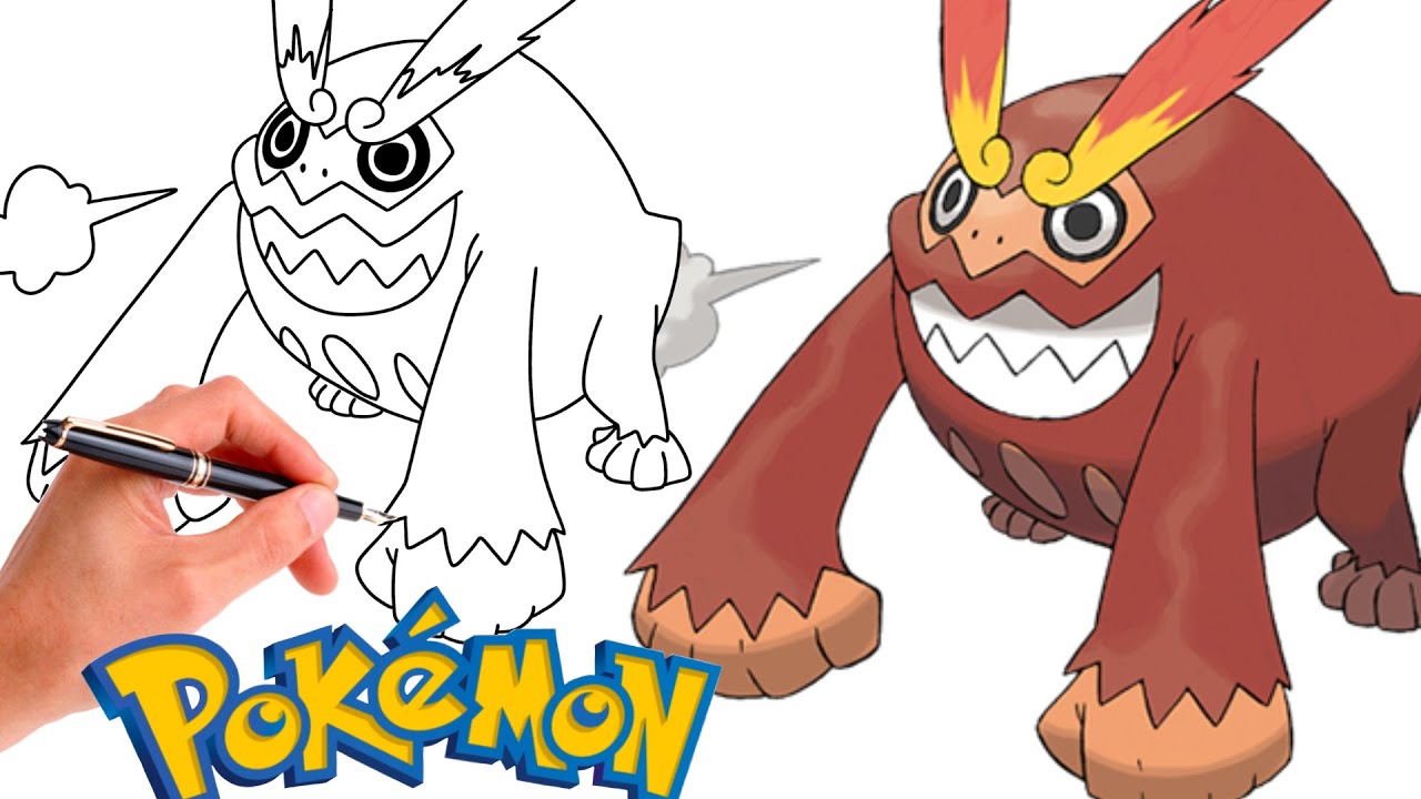 How To Draw DARMANITAN POKEMON #555 | Generation 5 - YouTube