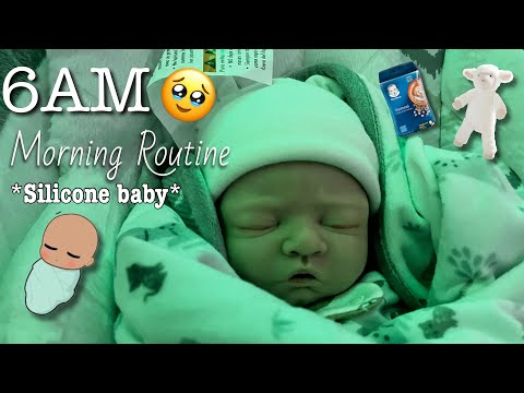 My 6AM Morning Routine With a Silicone Baby|Newborn|Role-play|Reborn’s World