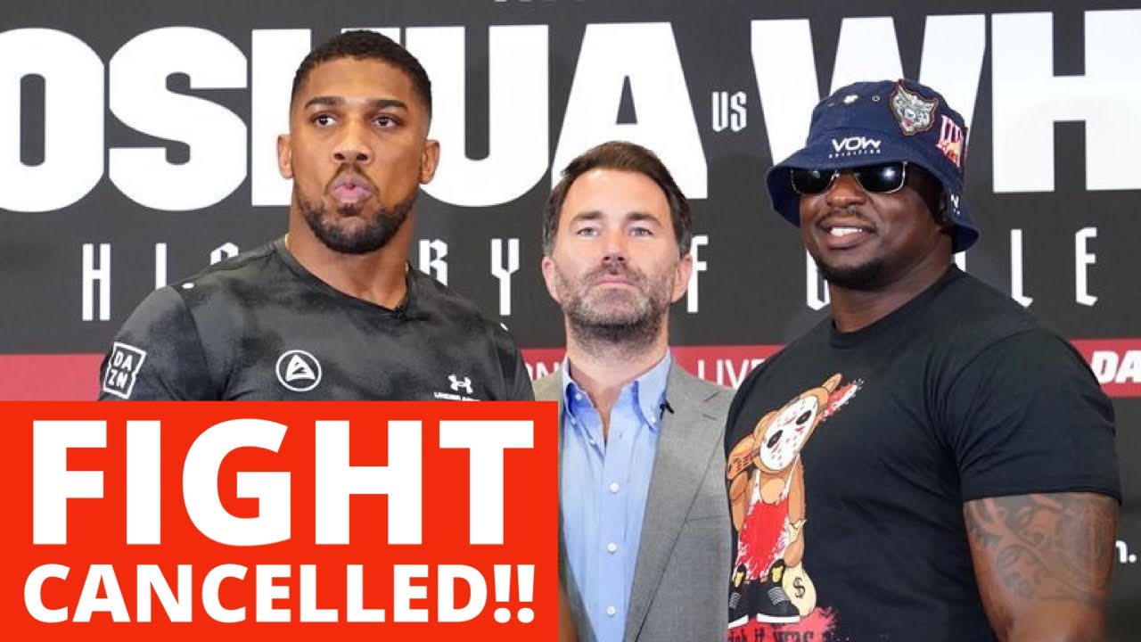 BREAKING!! Anthony Joshua vs Dillon Whyte Fight is now Off!!! - YouTube