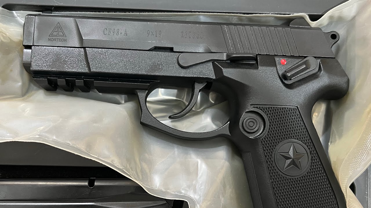 New latest model of cf 98-A nortech 9mm pistol china made - YouTube