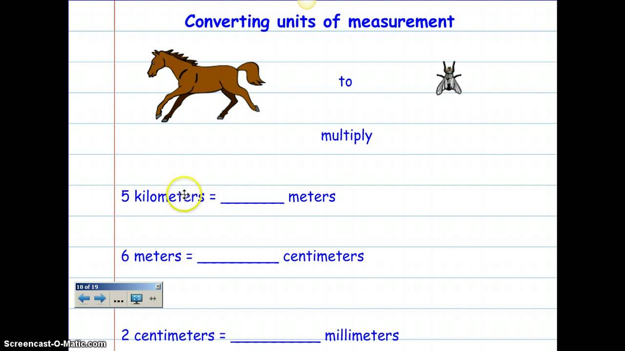 Metric Units Area and Perimeter - YouTube