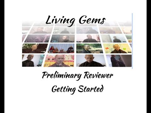 Living Gems Validation Tutorial: Preliminary Reviewer & Getting Started ...