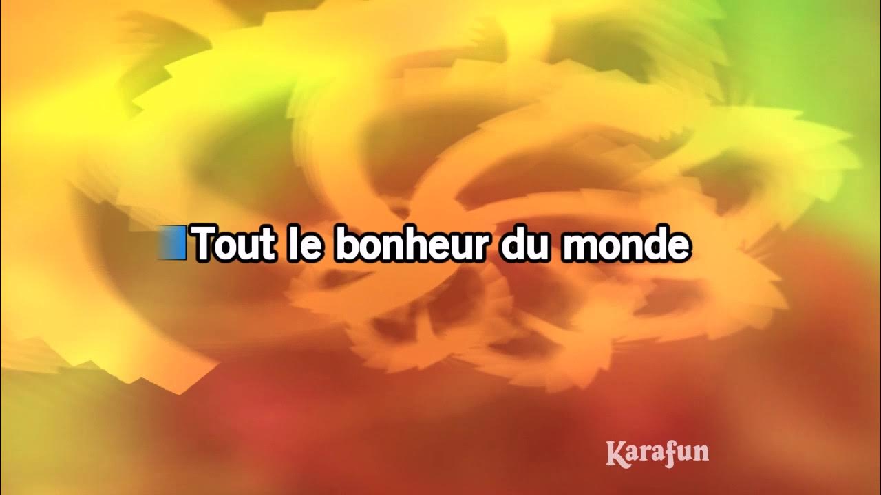 Karaoké Tout le bonheur du monde - Kids United * - YouTube