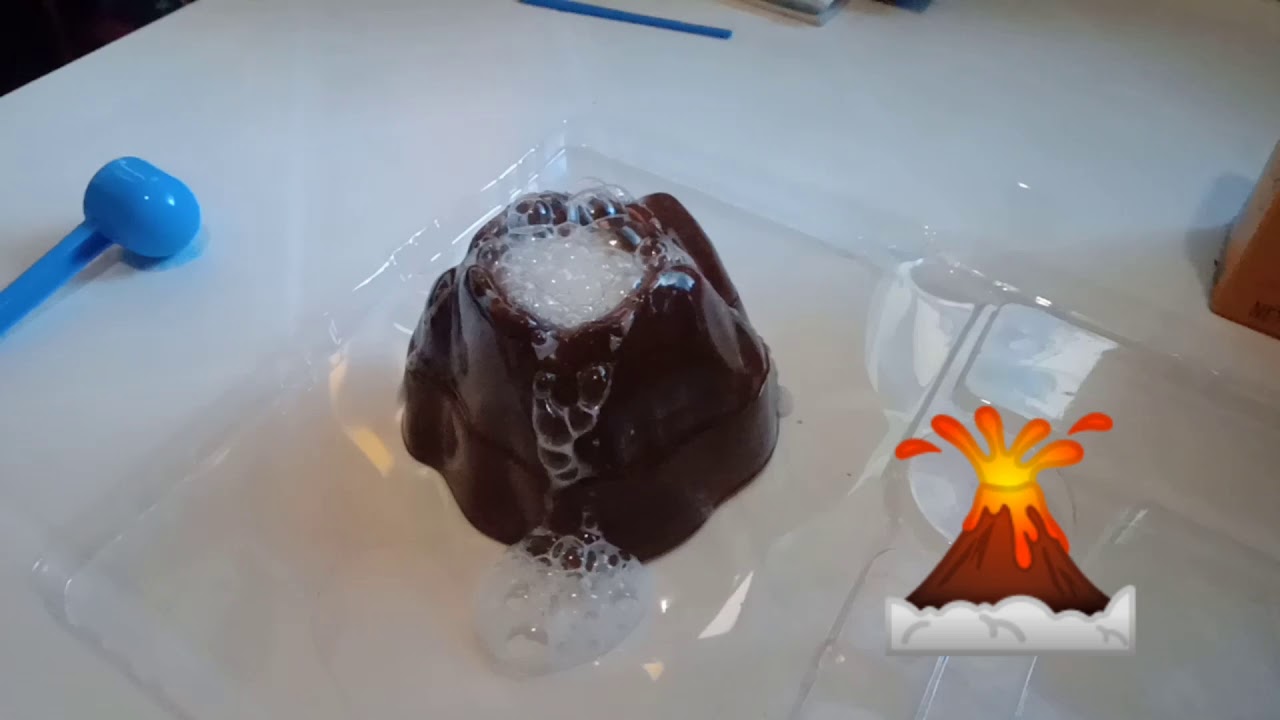 Explosive Volcano Experiment #Science - YouTube