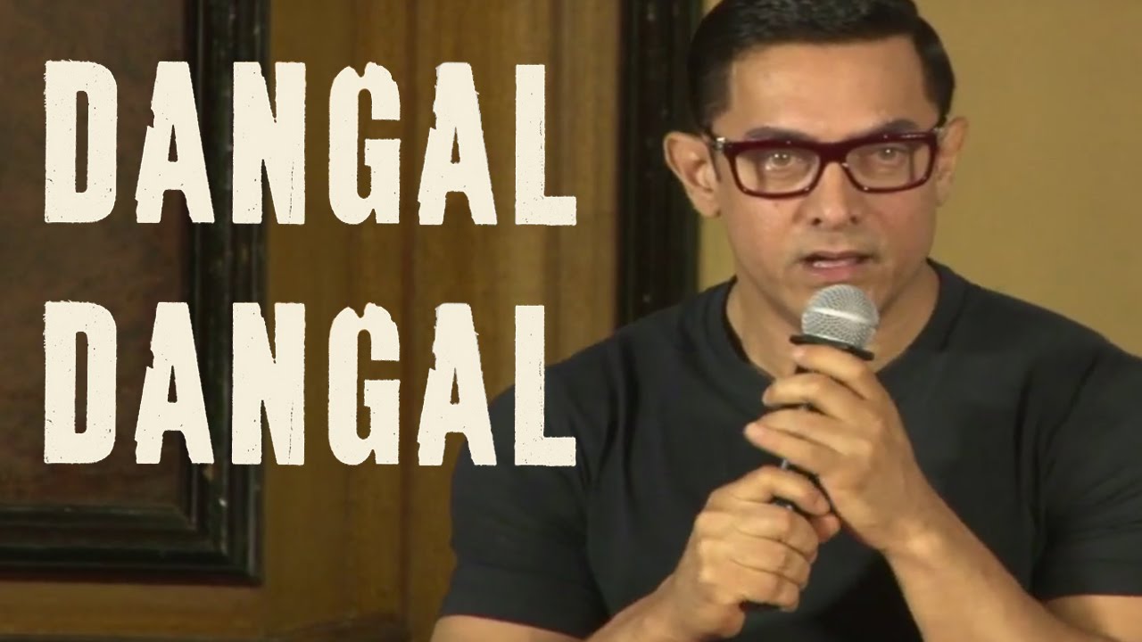 Aamir Khan Sings Dangal Dangal Song and Explains About the Title Dangal ...