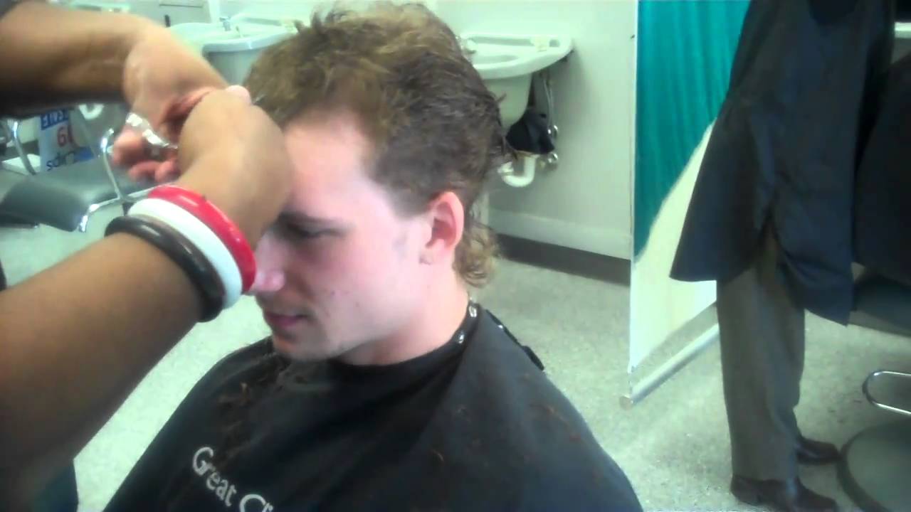 Locks of love haircut-12 1/2 inches to less than 1 - YouTube