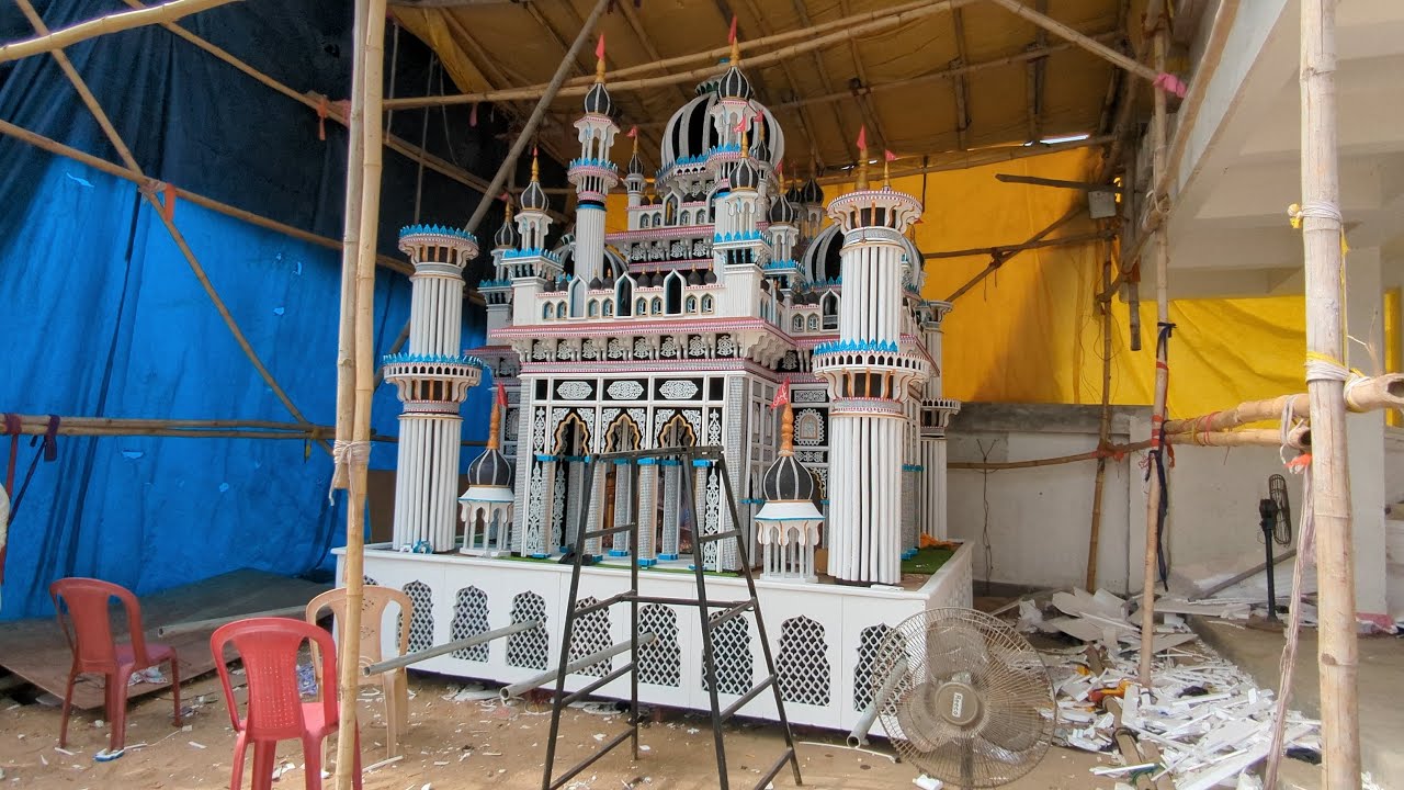 How to make tajiya with thermocol | how to make tazia at home | tajiya ...