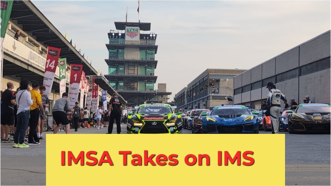 IMSA at IMS for the Battle of the Bricks - YouTube