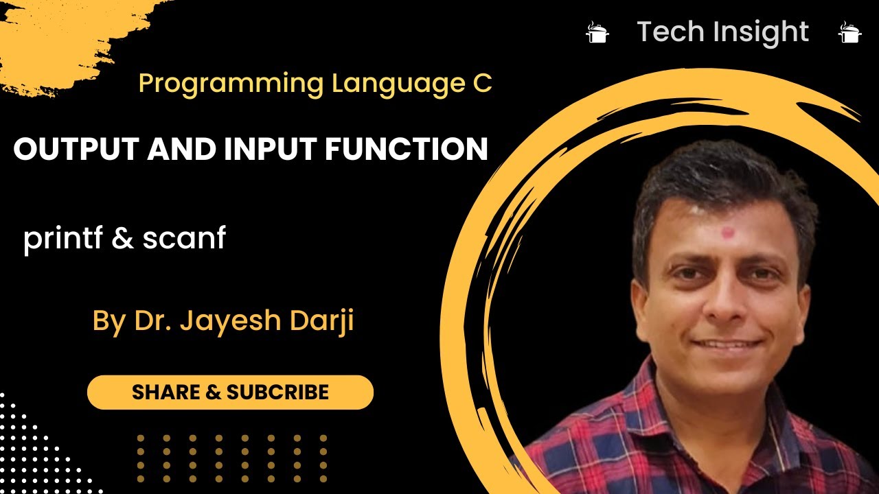 Lecture 9 Input And Output Functions C Languages Coding Dr 1329