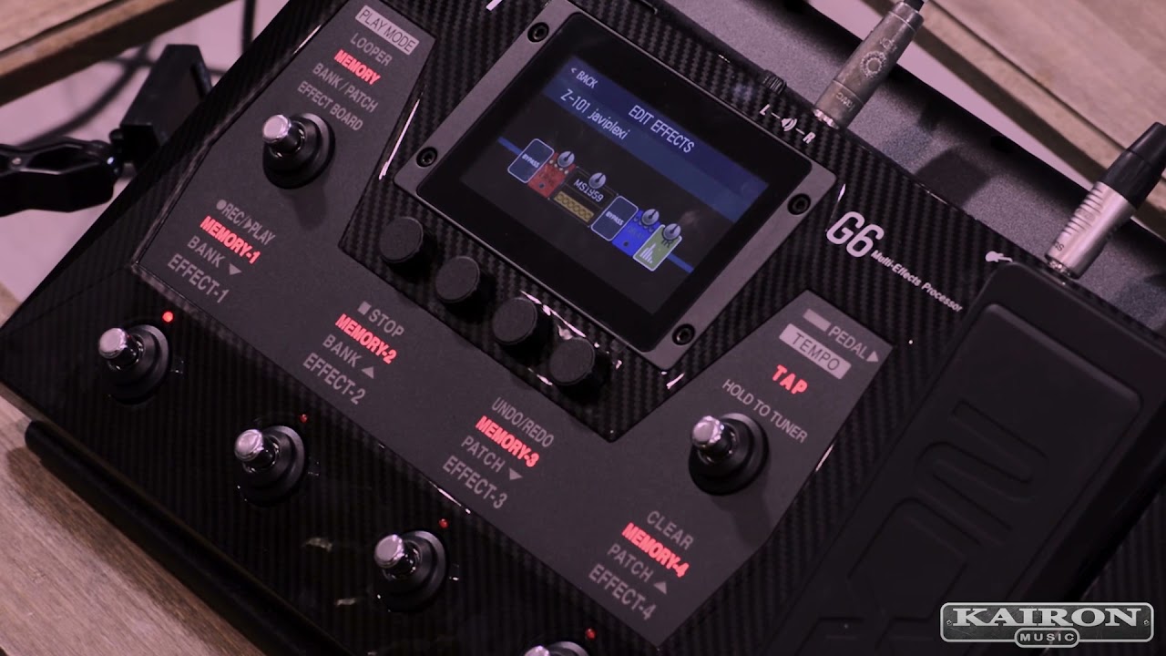 Zoom G6 Plexi patch - YouTube