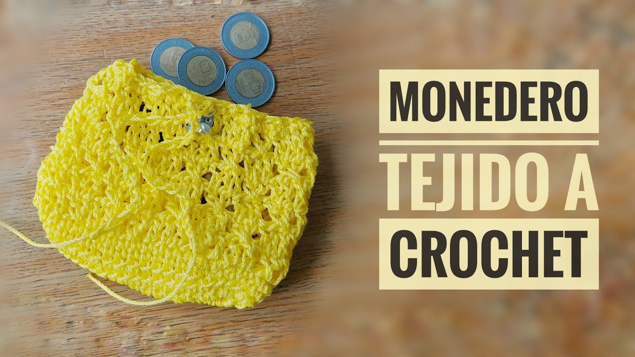 Tutorial | Monedero a crochet rápido y fácil - YouTube