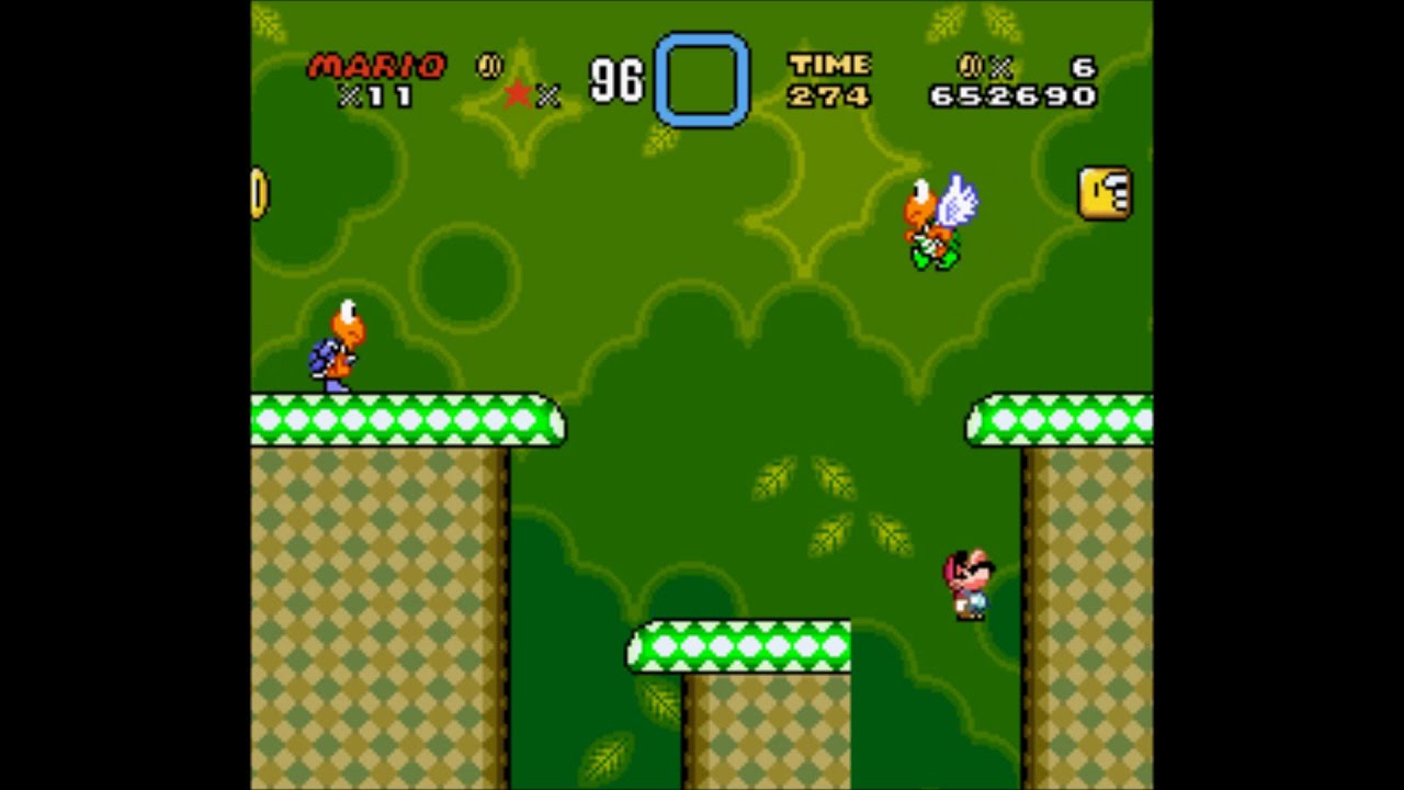SMW Glitch - Teleporting Via Platform - YouTube