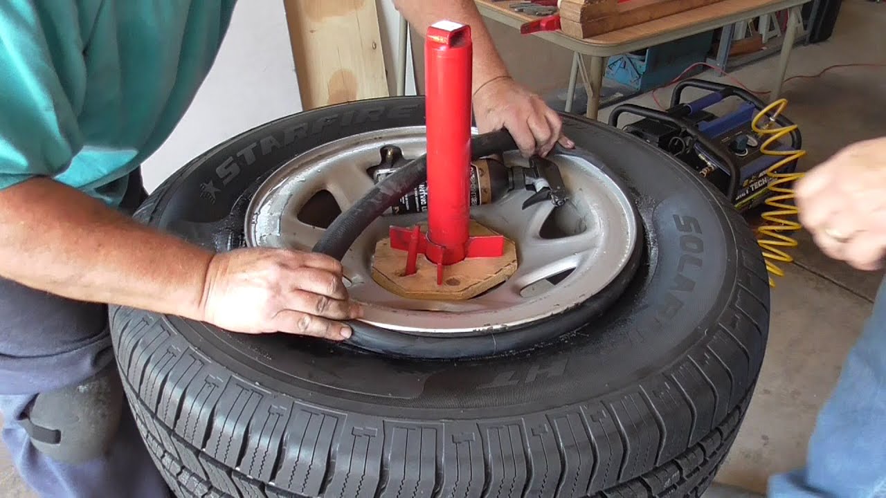 Tire Bead Seating - with a bicycle inner tube - YouTube