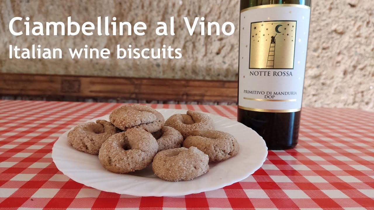 Ciambelline al Vino - Italian Red Wine Cookies. Tasty biscuits, among ...