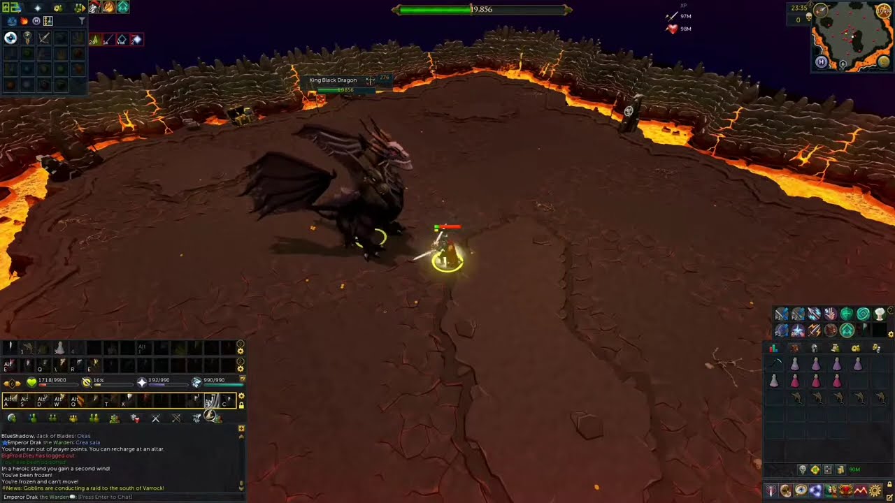 Rs3| Drak Vs King Black Dragon| El más fuerte contra el más fuerte ...