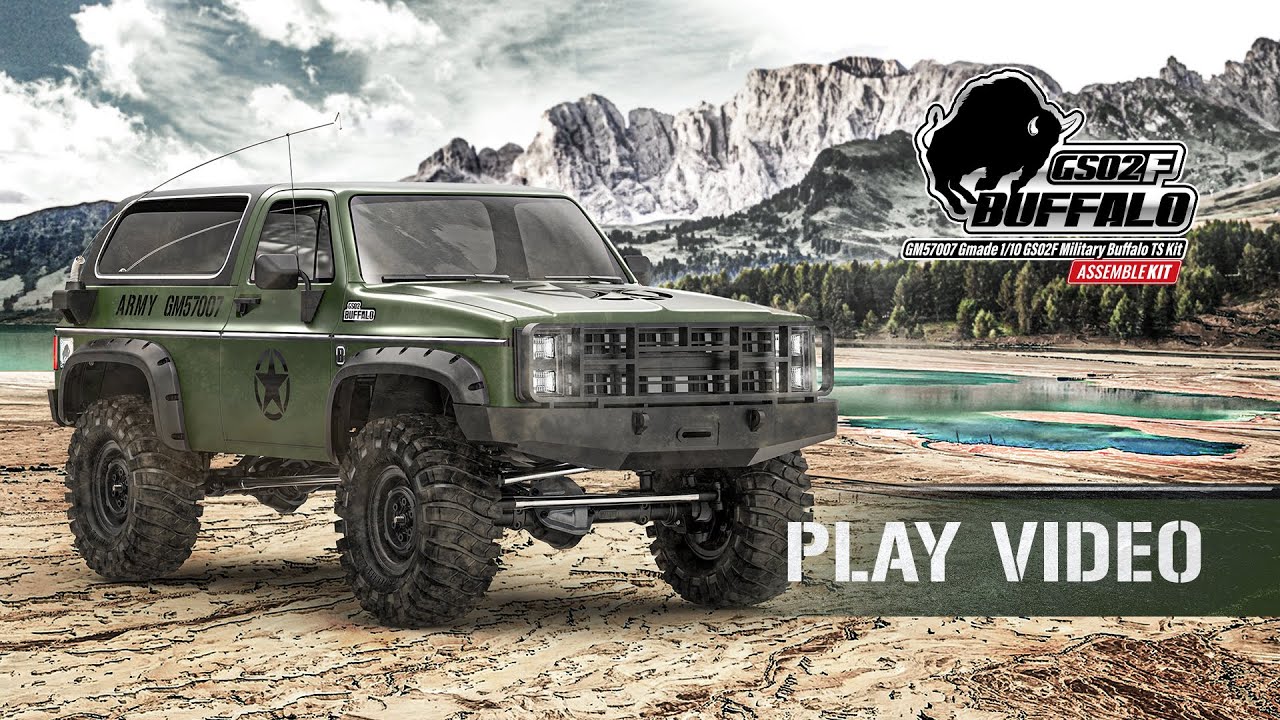 Gmade 1/10 GS02F MILITARY BUFFALO TS KIT - YouTube