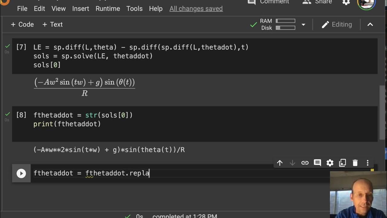 Modeling Kapitza's Inverted Pendulum with Python - YouTube