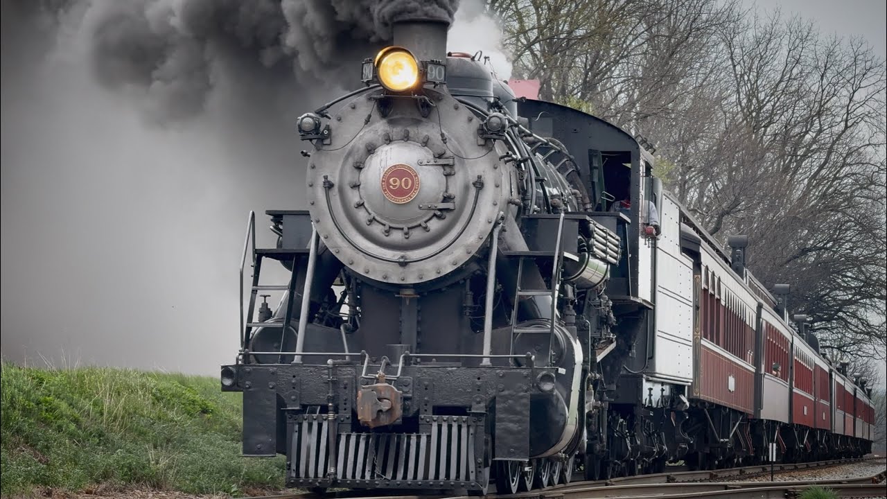 Strasburg Railroad 90: A Steam Train In Amish Paradise {4K} - YouTube
