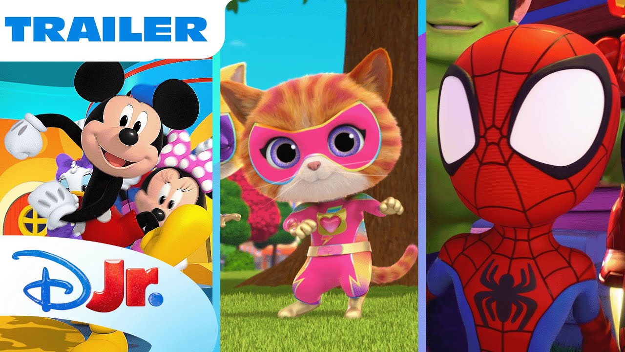 Disney Jr. "Let's Play" Trailer | Bluey, Mickey Mouse, Spidey ...