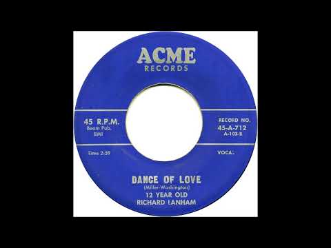 Dance Of Love - 12 Year old Richard Lanham - YouTube