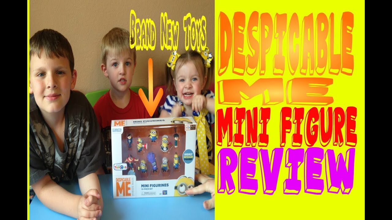 Despicable Me 2 Toys R Us Exclusive 10 Pack Figure Set Review - YouTube