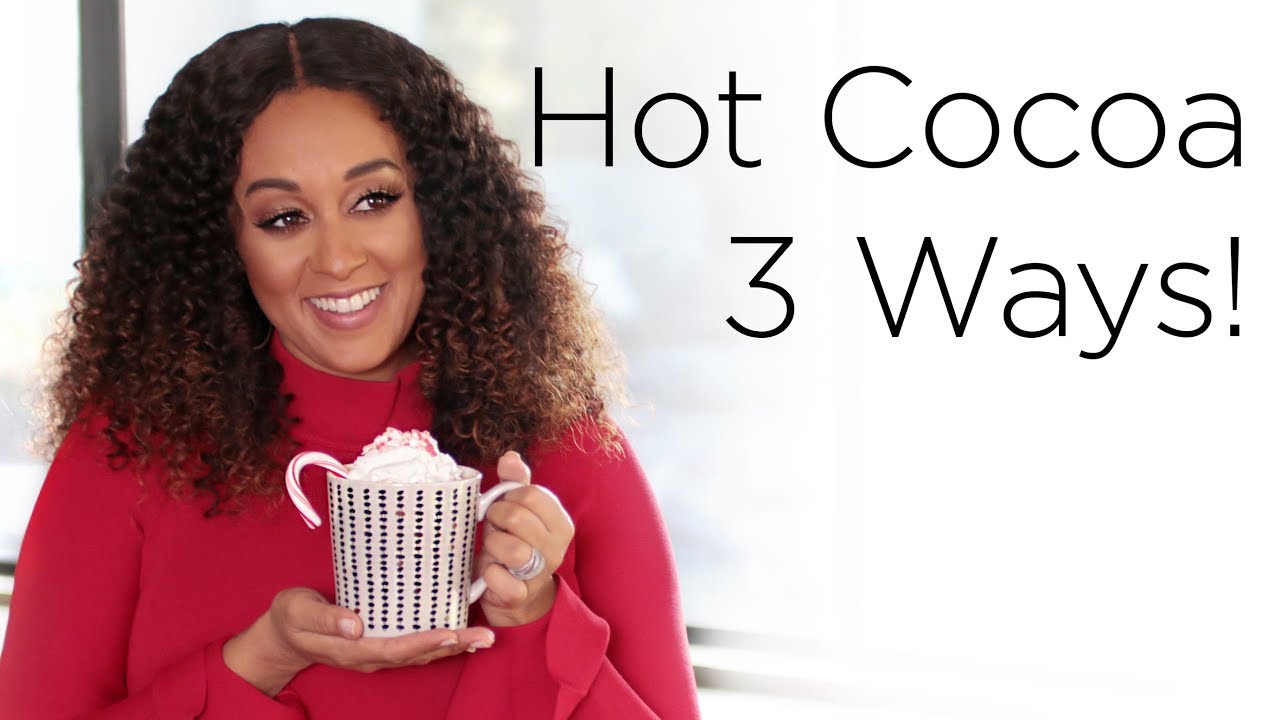 Tia Mowry's Hot Chocolate Recipes For The Holidays | Quick Fix - YouTube