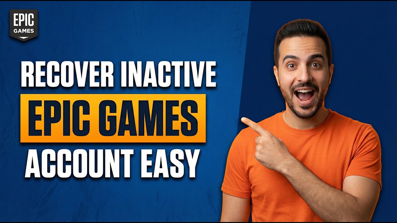 How To Recover Inactive Epic Games Account (Easy Recovery Guide) - YouTube