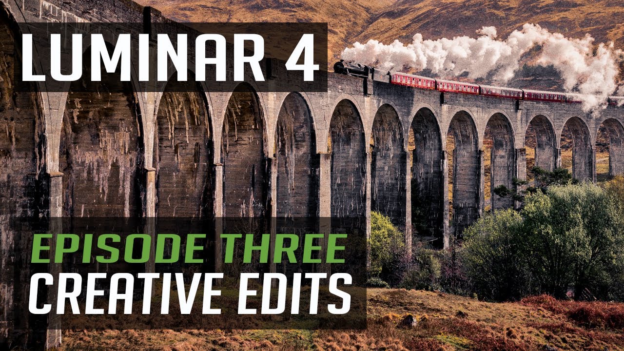 LUMINAR 4 TUTORIAL: CREATIVE EDITS (EPISODE THREE) - YouTube