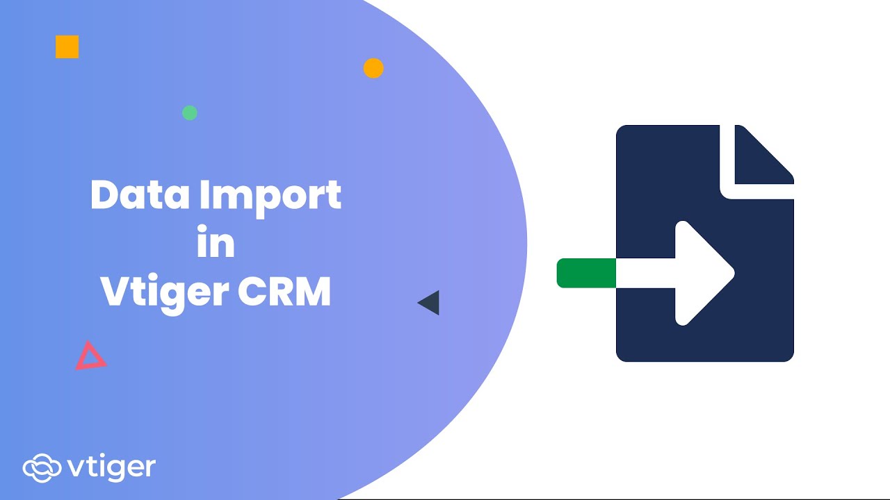 Data import in Vtiger CRM - YouTube