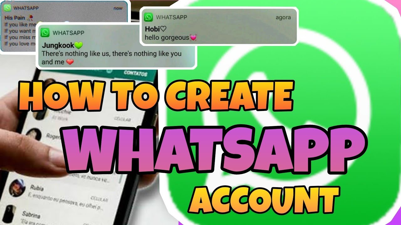 How to Create WhatsApp account | How to Sign Up | Step by step - YouTube