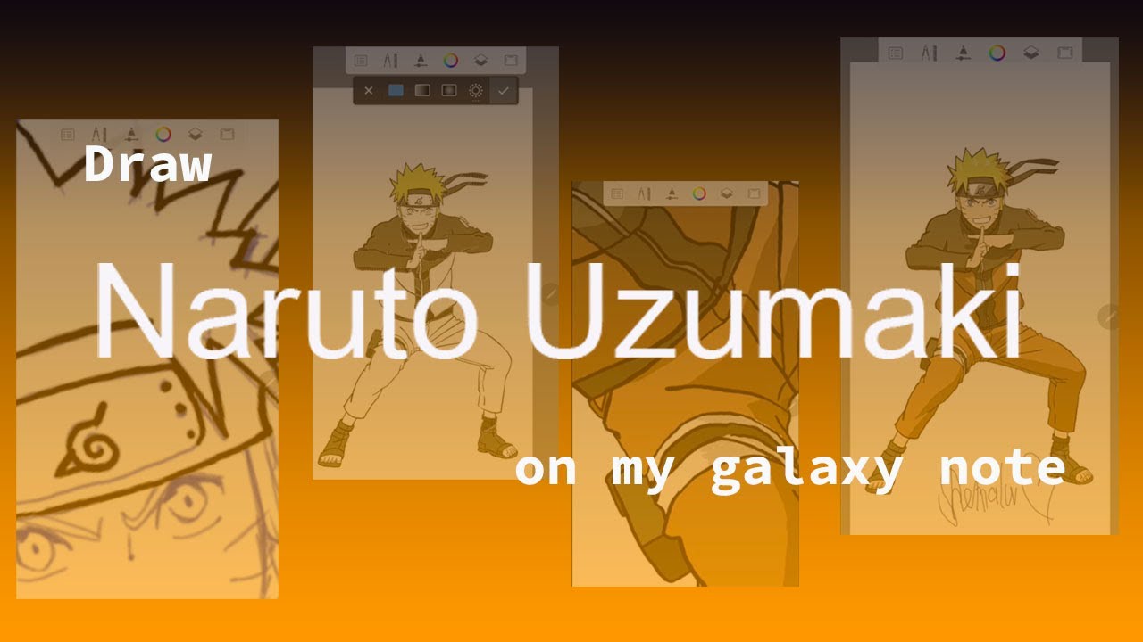 draw naruto like a pro / digital artist - YouTube