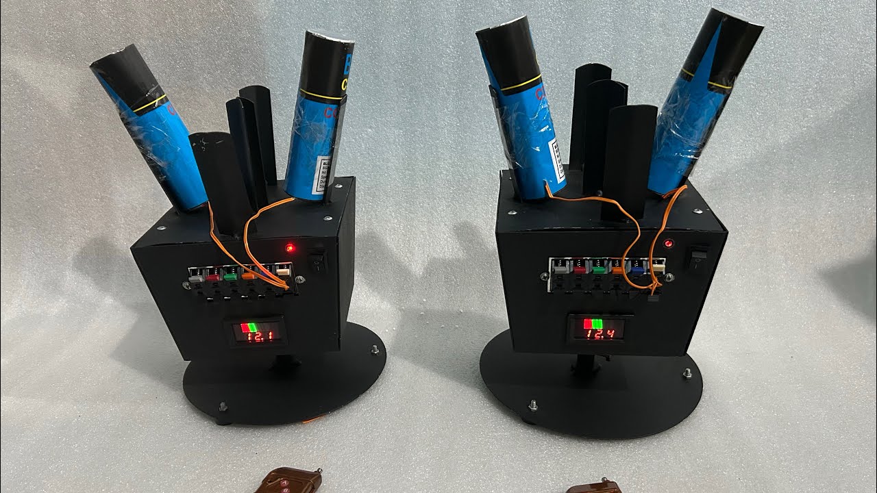 Rotetor Pyro Machine How to Use, रोटेटर पायरो मशीन, VishwasEvents, Cold ...