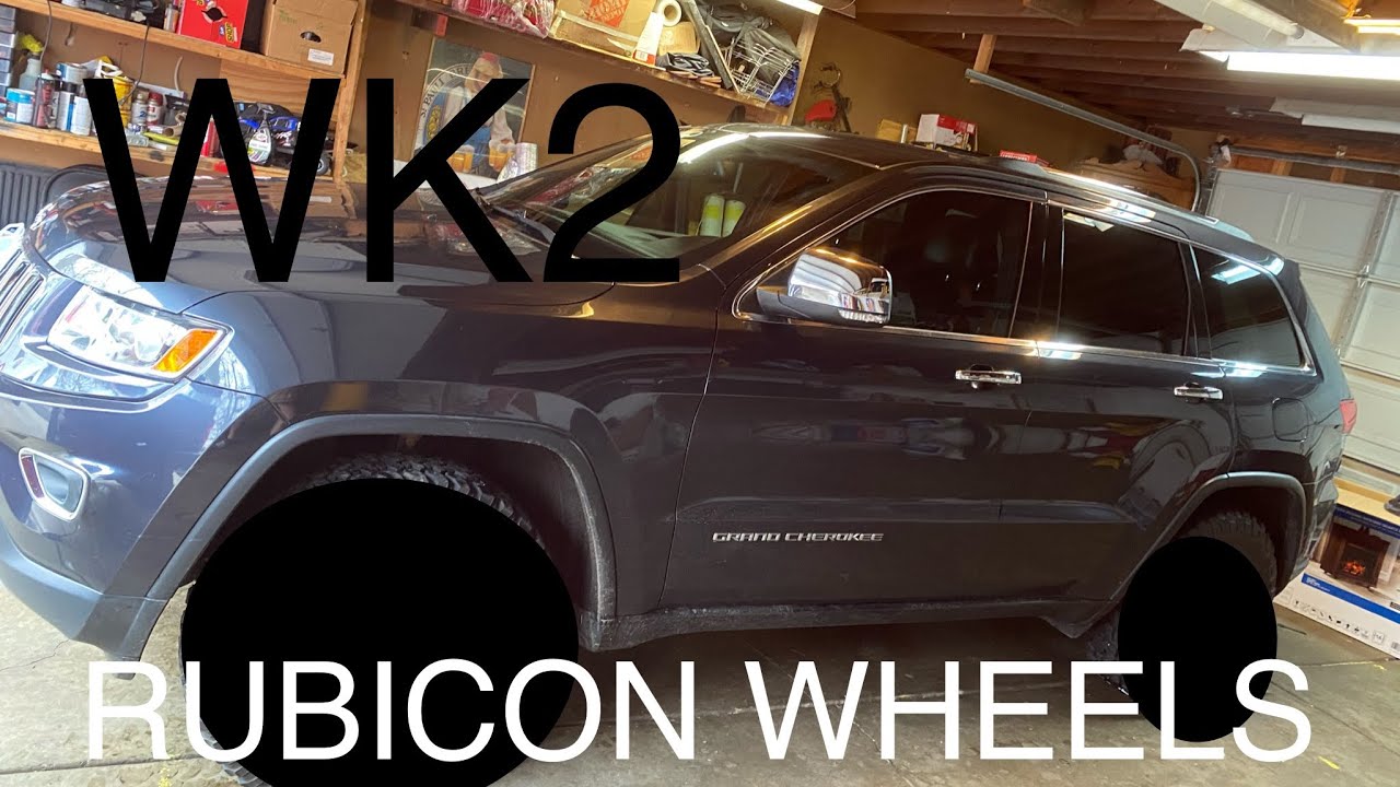 Rubicon Wheels on A Jeep WK2 2015 Grand Cherokee - YouTube