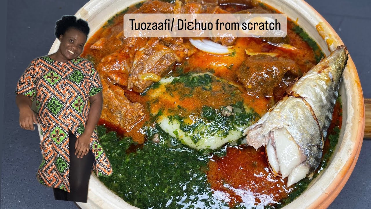 TUOZAAFI/ DIƐHUO | RECIPE | STEP BY STEP | SUNDAY DINNER | Lovystouch ...