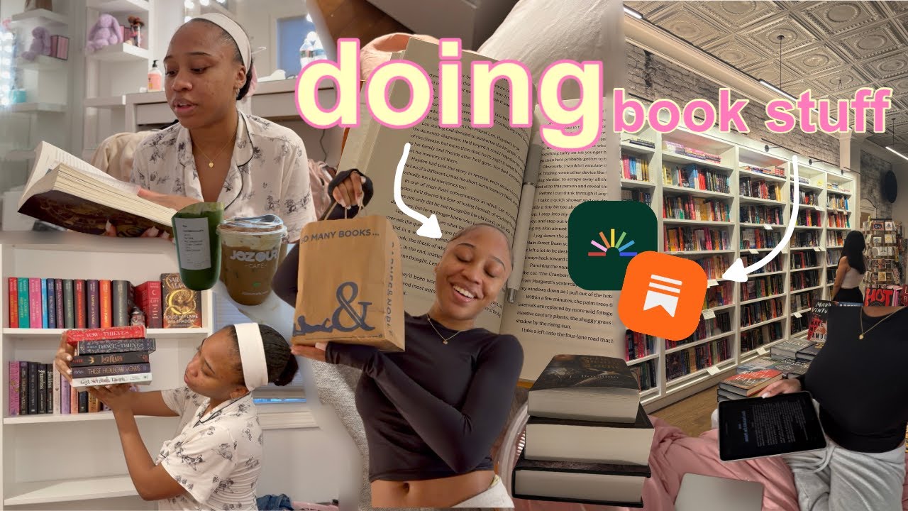 let's do book stuff ! 💌🧸📚(book shopping, 2026 reading journal ...