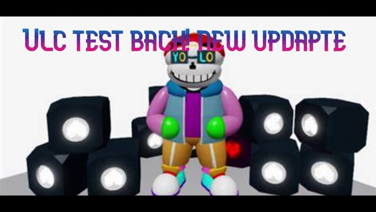 Ulc test BACK! new updapte golden sans showcase and hard mode sans ...