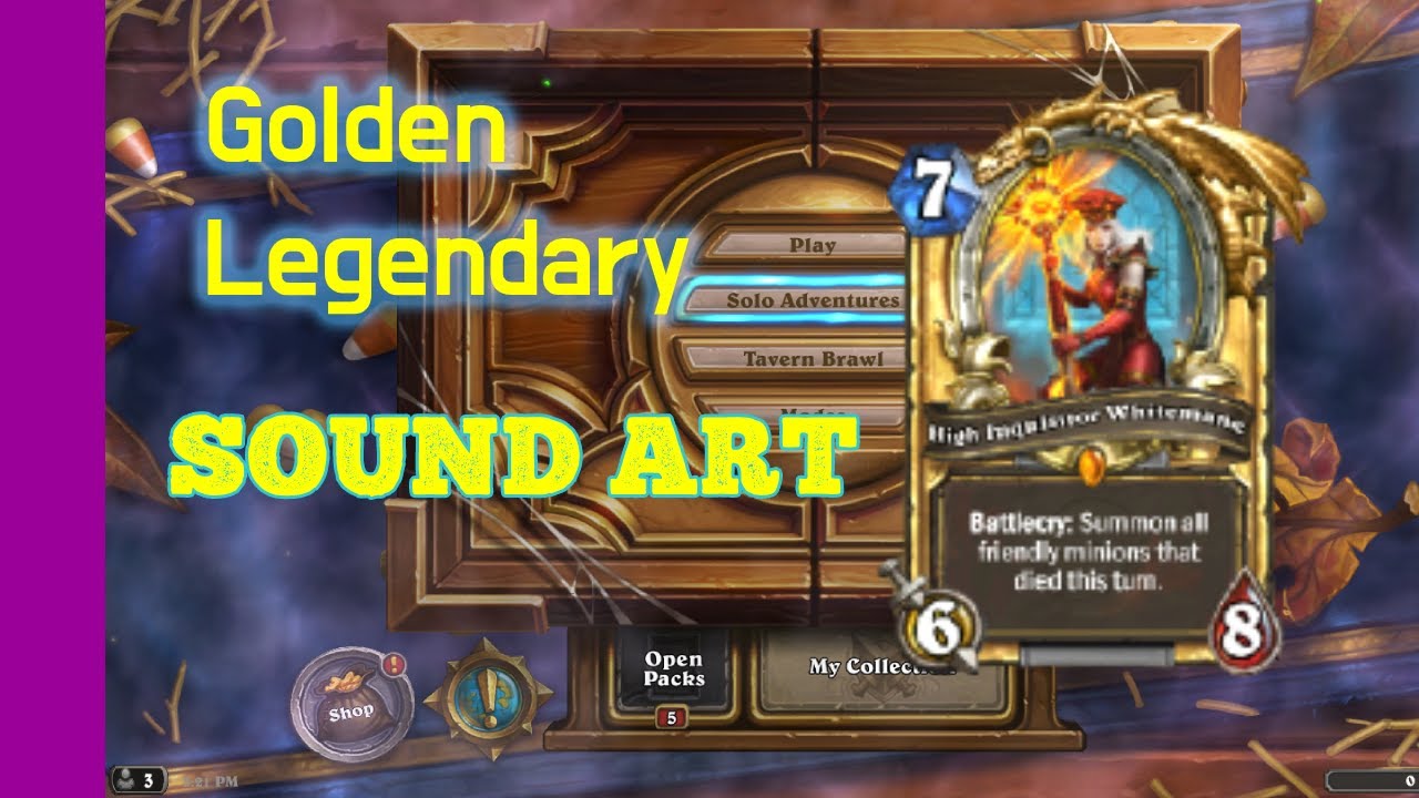 How opening a Golden Legendary sounds like. #copywritefree - YouTube