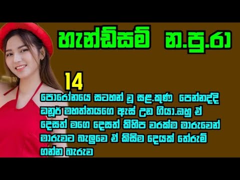 හැන්ඩ්සම් න.පු.රා .ධනුර් / රන්දිගේ පන්හිද youtube channel / 14 වන ...