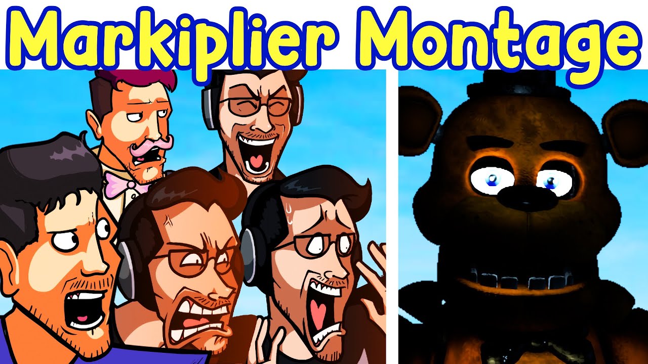 FNF x FNAF x Youtube: BITE REVISITED [Full] // Markiplier Montage DEMO ...