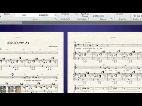 Centered Grand Pause ( G.P. ) Text in Sibelius - Symbols Method - YouTube