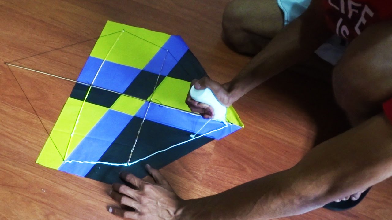 Como Fazer uma Pipa Perfeita? - Fazendo a Pipa GT 60 cm! [tirei réloo ...