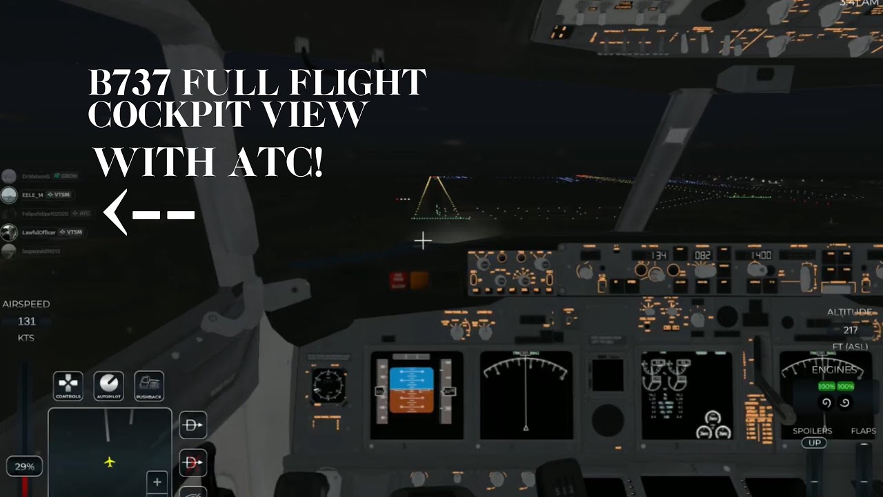 Roblox Project Flight B737 Full Flight Gran Canaria-Punta Cana Cockpit ...