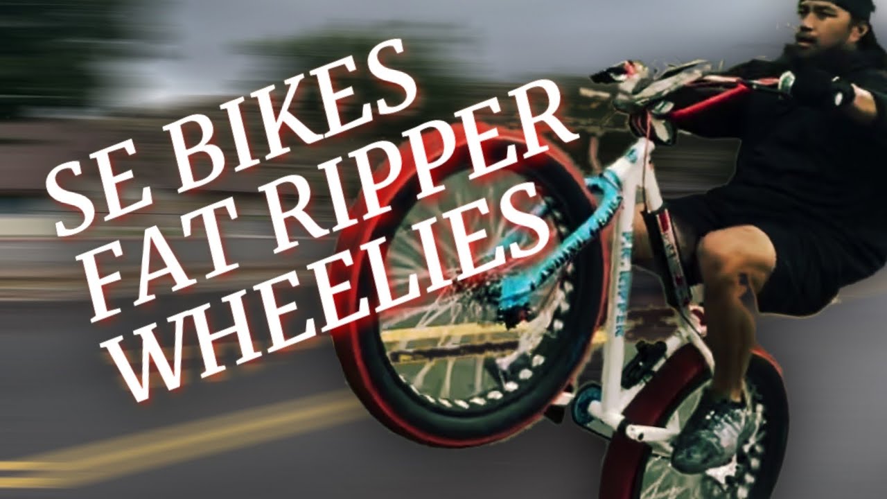 SE Bikes MIKE BUFF Fat Ripper Wheelie Sesh (2 Months) - YouTube