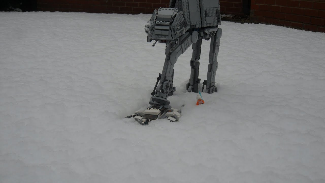 Lego star wars battle of hoth diorama (in the snow) - YouTube