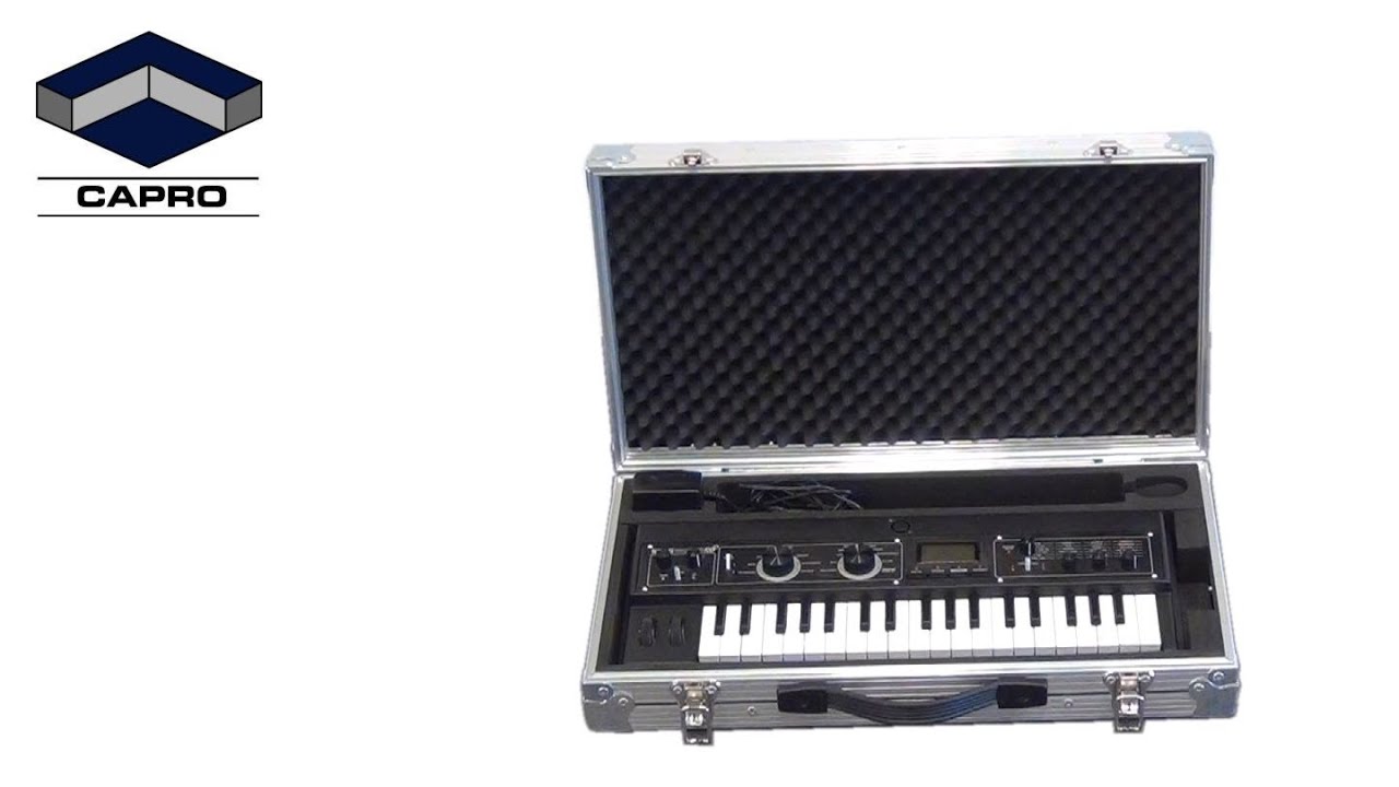 Capro Flight Case for Korg Microkorg XL+ Synthesizer/Vocoder - YouTube
