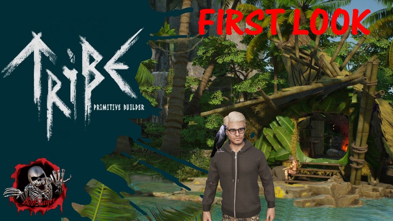 Tribe Primitive Builder Ep1 New Tribal Survival Game First Look - YouTube