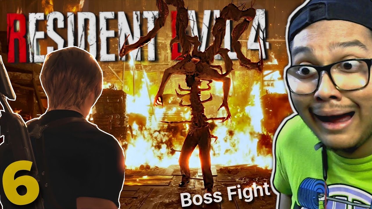 Undertaker Boss Fight😨Garrador Boss - Bitores Mendez [Resident Evil 4 ...